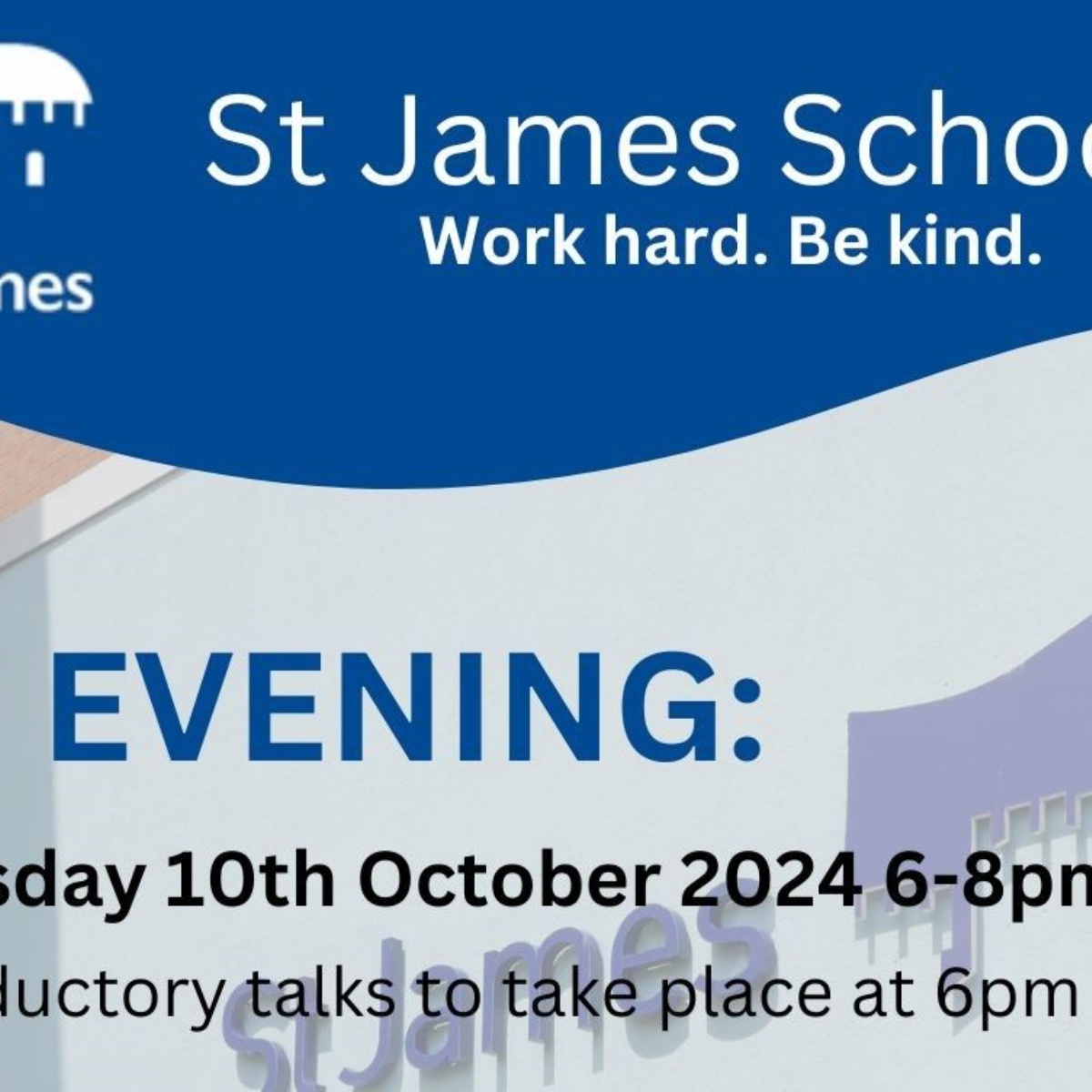 St James - Our Year 6 Open Events